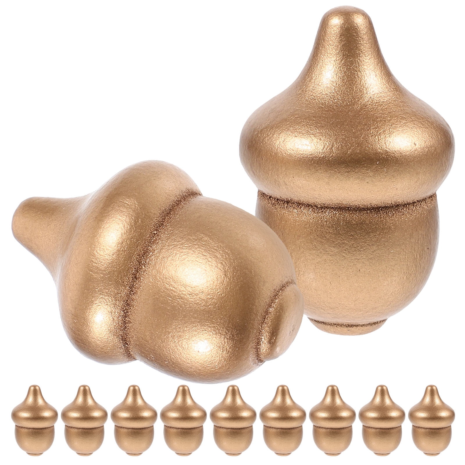 HEMOTON 50Pcs Artificial Acorn Crafts Realistic Acorn Models Fake Acorn ...