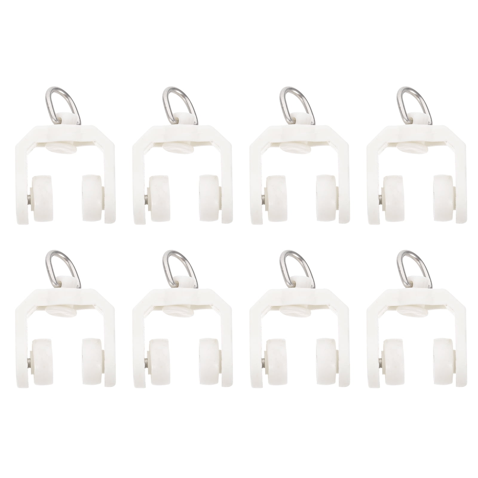 SOPOTUTU Curtain Track Carriers Easy Installation Curtain Track Pulley ...