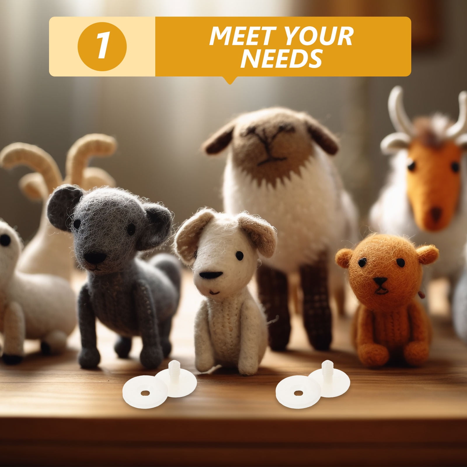 HEMOTON 50pcs Diy Doll Joints Gaskets Replacements Doll Making Limbs ...