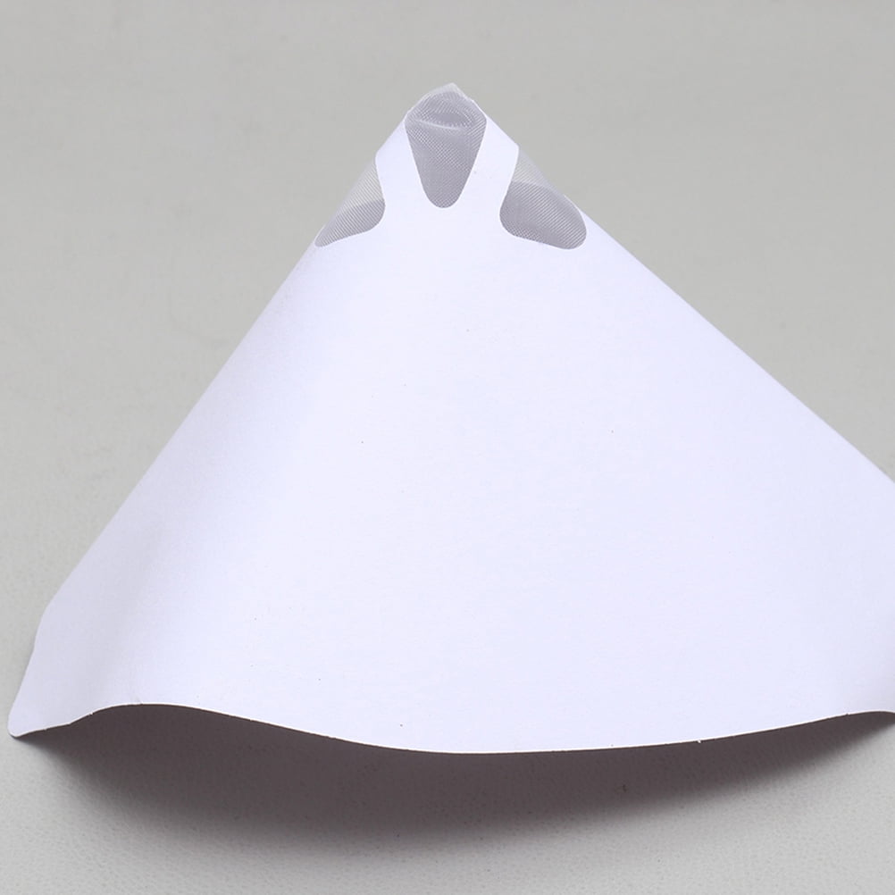 HEMOTON 50pcs Paint Filter Papers Conical Strainers Funnel Filter Paper ...