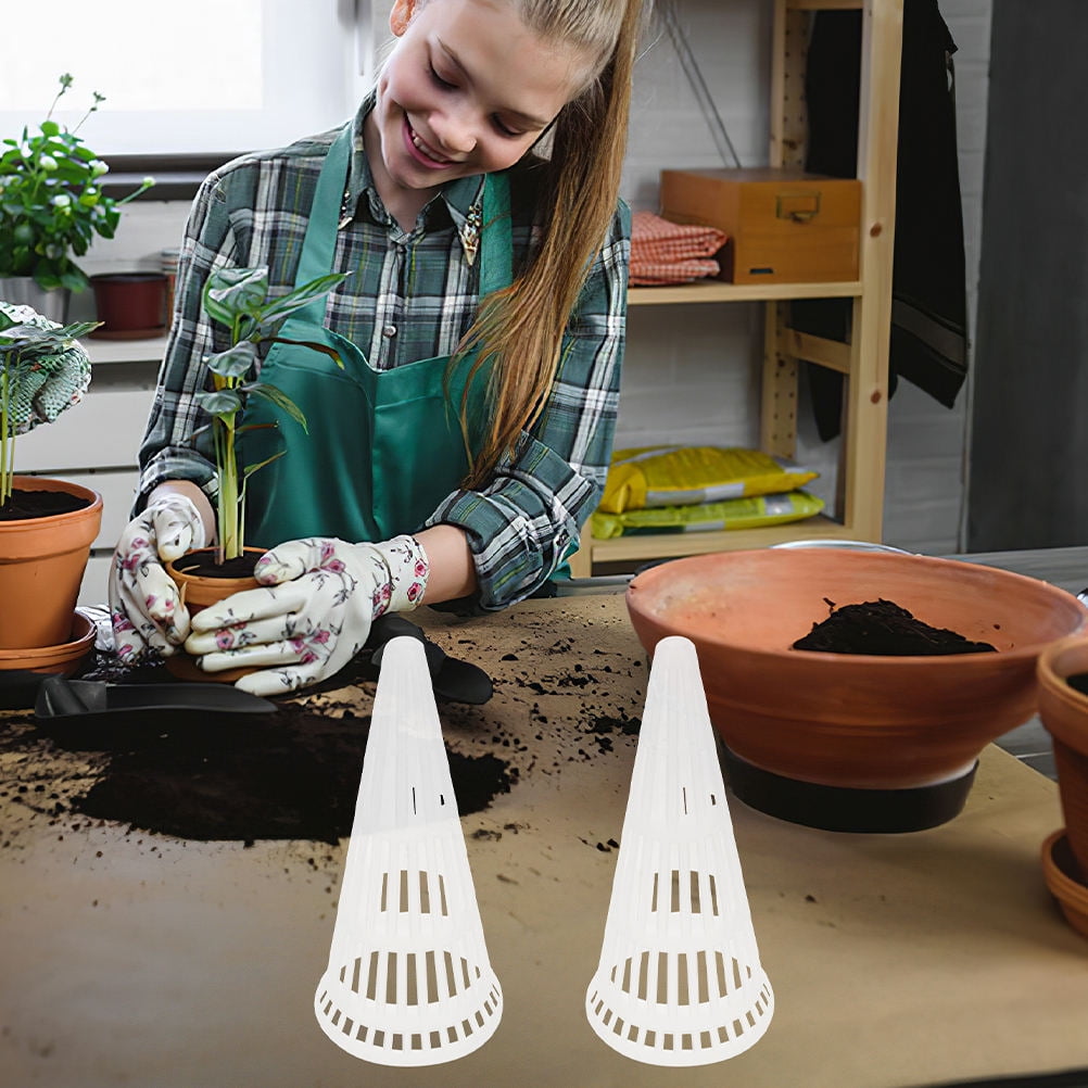 HEMOTON 5pcs Hydroponic Net Pots Baskets for Hydroponics Slotted Mesh ...