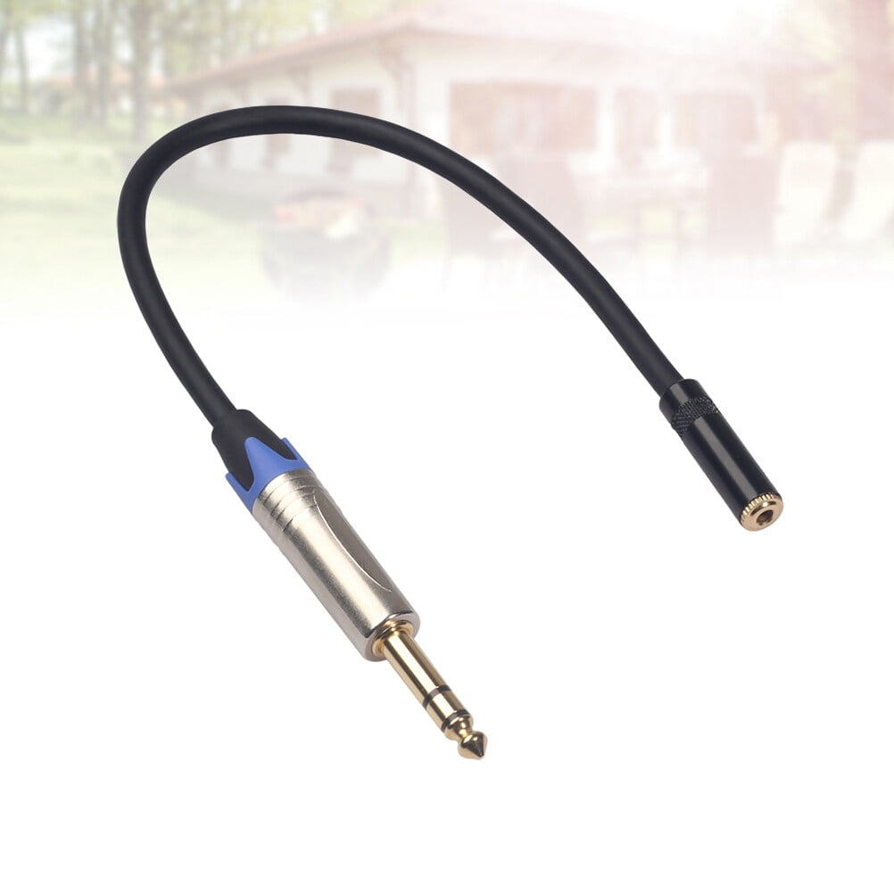 HEMOTON 6.35mm Stereo Plug Male to 3.5mm Stereo Jack Female Socket ...