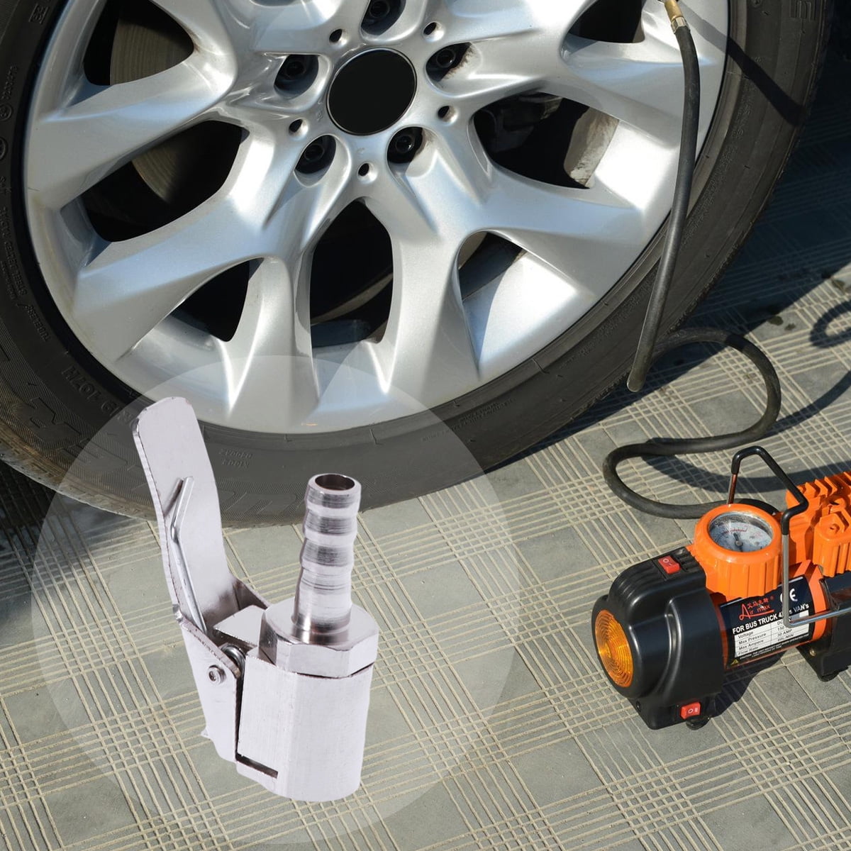 HEMOTON 6 Mm Tire Inflator Pneumatic Connector Inflation Accessory Pump ...