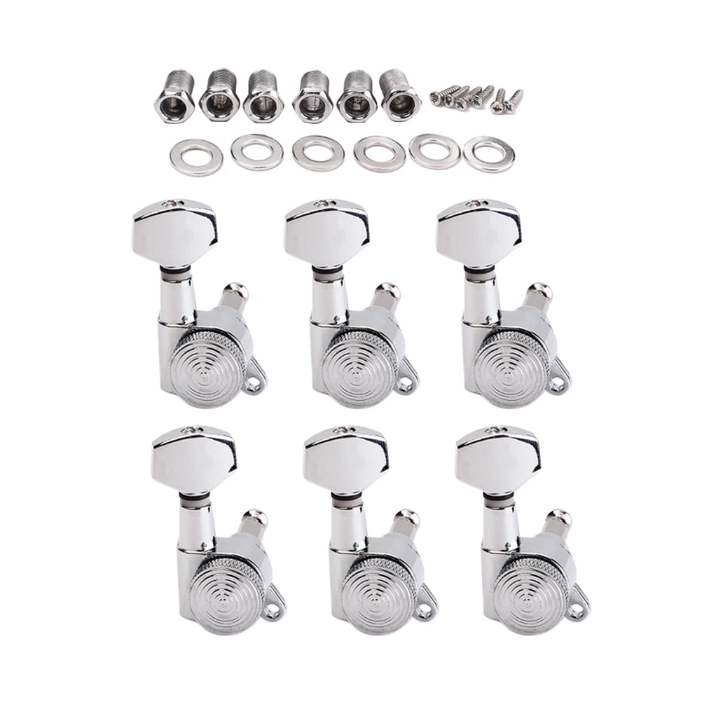 HEMOTON 6 PCS/Set Guitar Machine Heads Tuning Pegs Tuner Acoustic ...