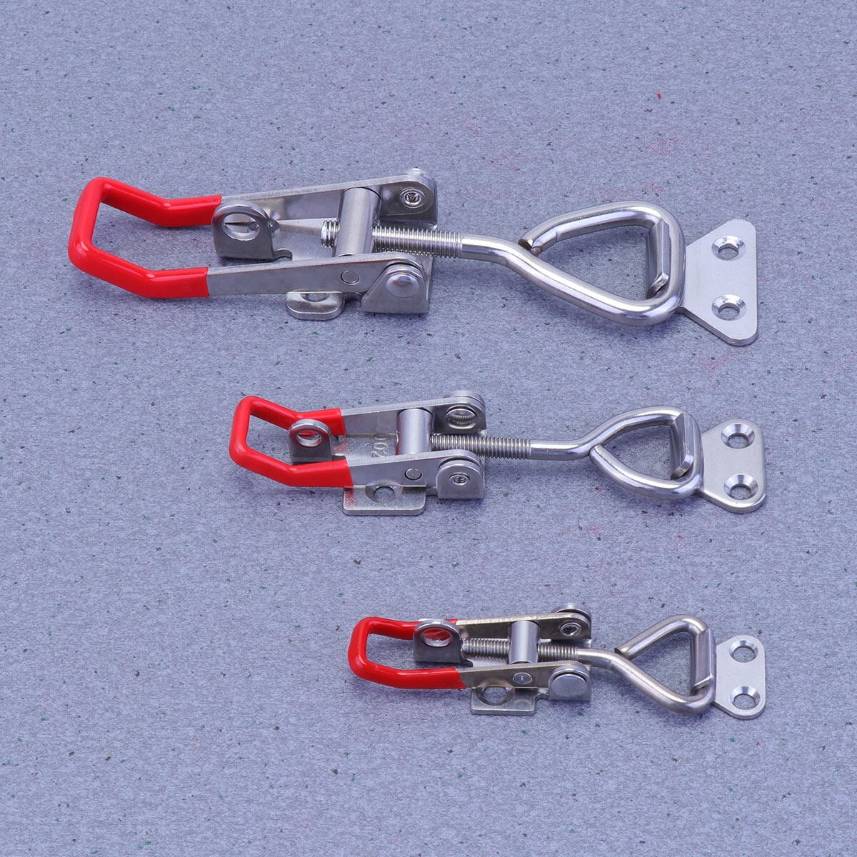 HEMOTON 6 Pcs 4001 4002 4003 Solid Toggle Latch Clamp Metal Adjustable ...