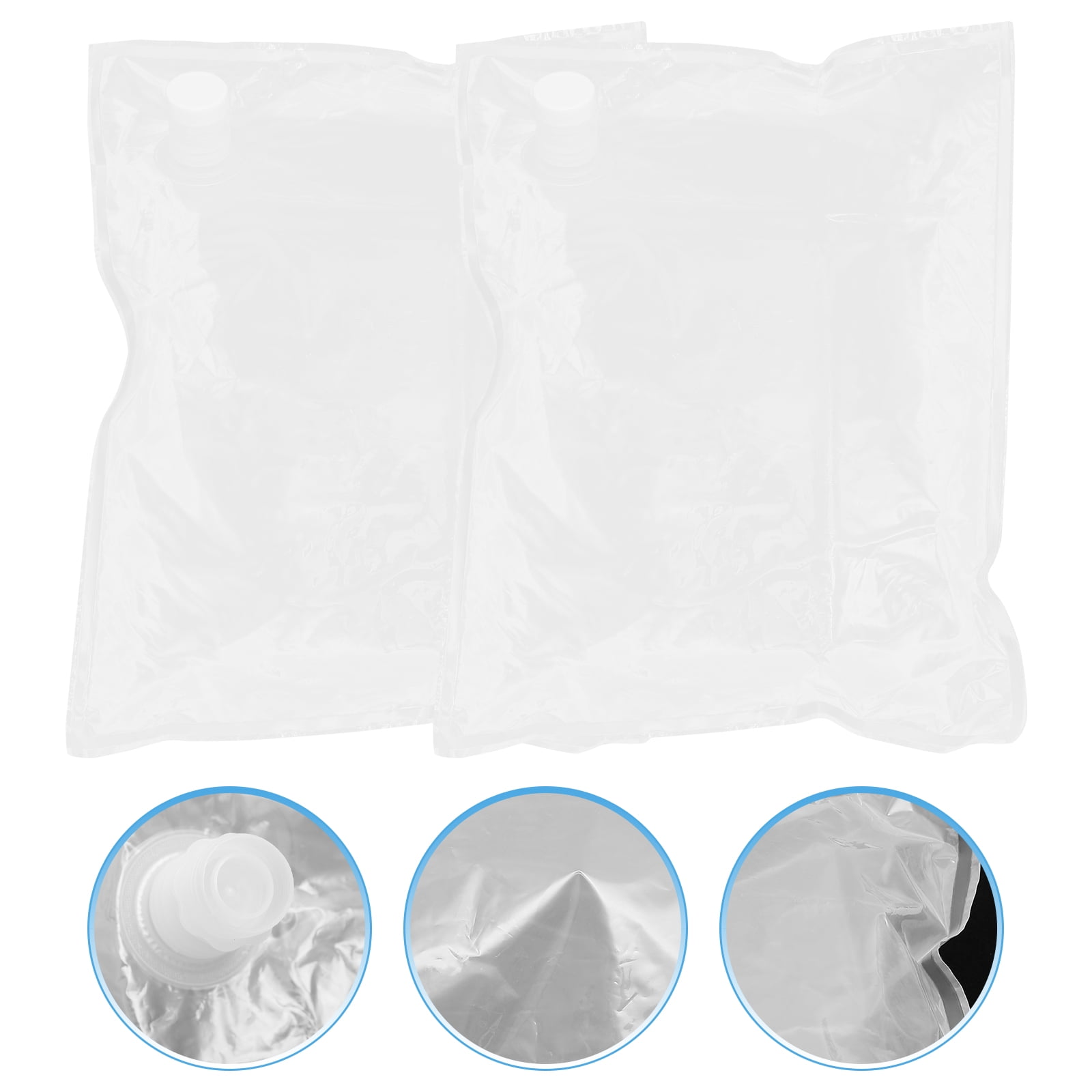 HEMOTON 6 Pcs Bags Liquid Bag Leak-proof Liquids Bag Travel 50x40x0.2cm ...