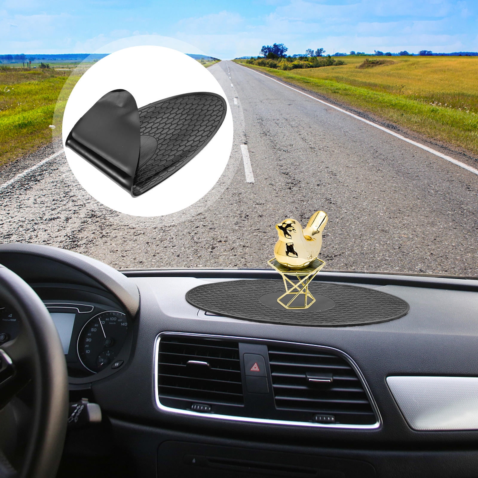 HEMOTON 6 Pcs Dashboard Pad -slip Mat Car Key Holder Vehicle Child ...