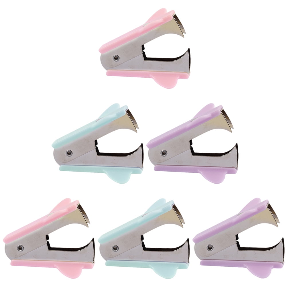 HEMOTON 6 Pcs Extractor Nail Puller Mini Staple Remover Safe Office ...