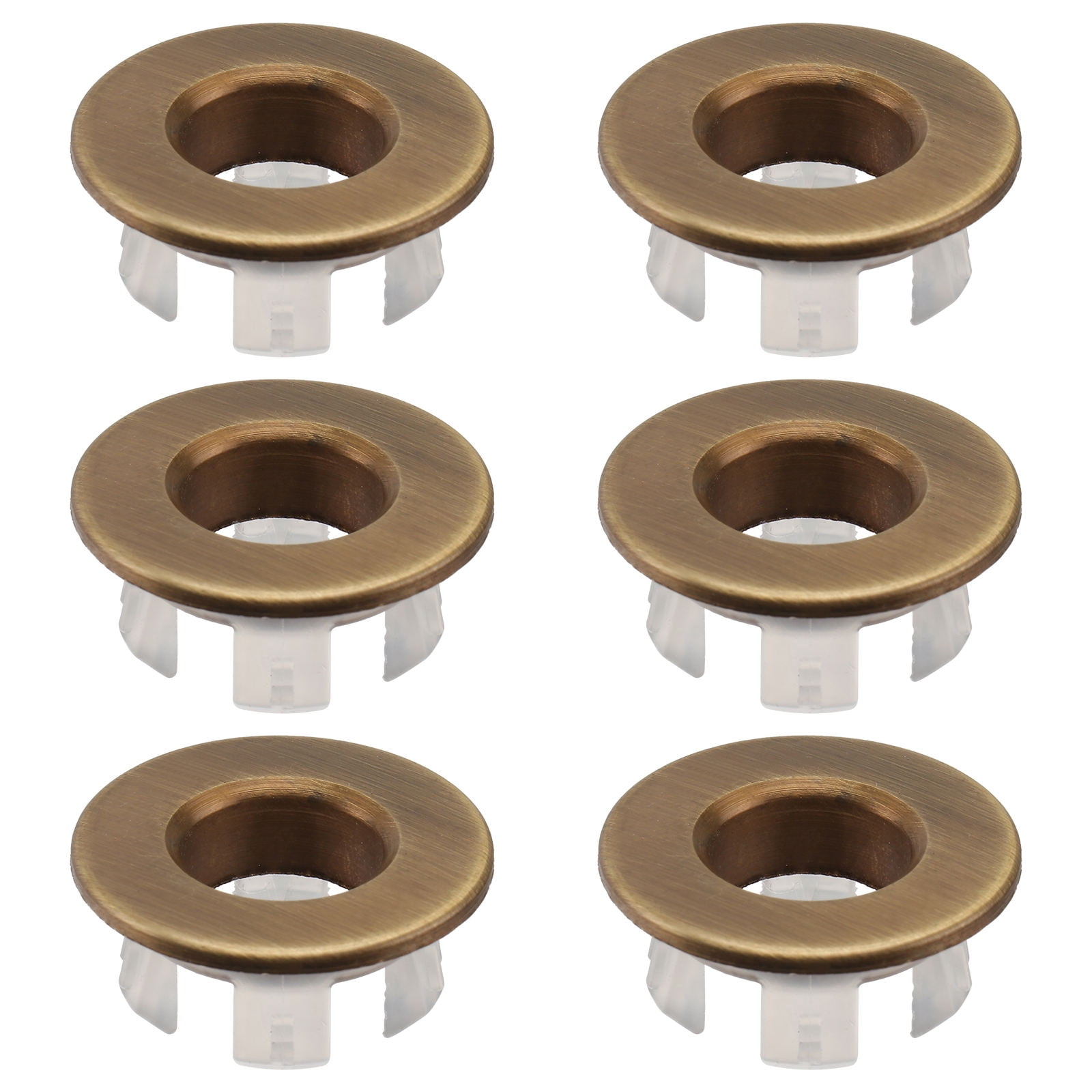 HEMOTON 6 Pcs Hole Tub Drain Stopper Overflow Cover Bathroom - Walmart.com