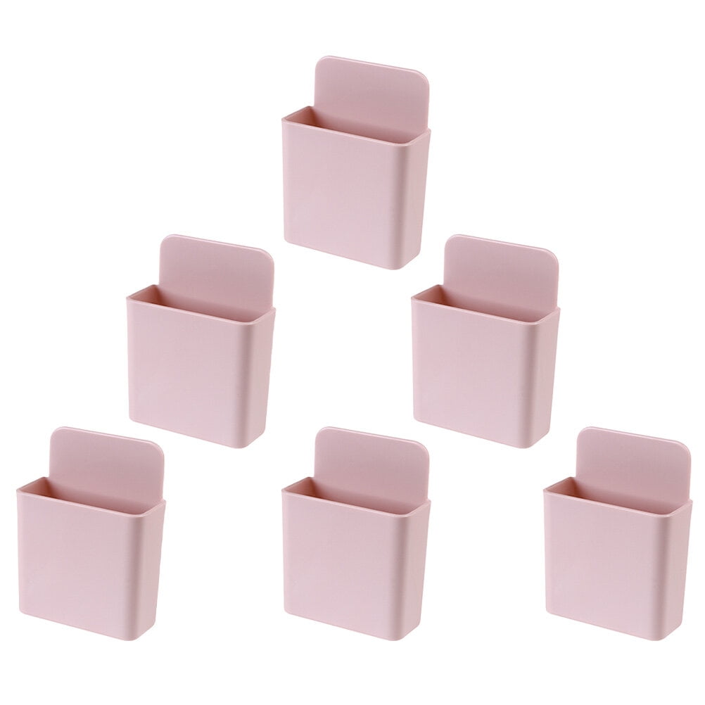 SOPOTUTU Wall Mount Remote Controller Stand Wall Remote Holder Pink ABS ...