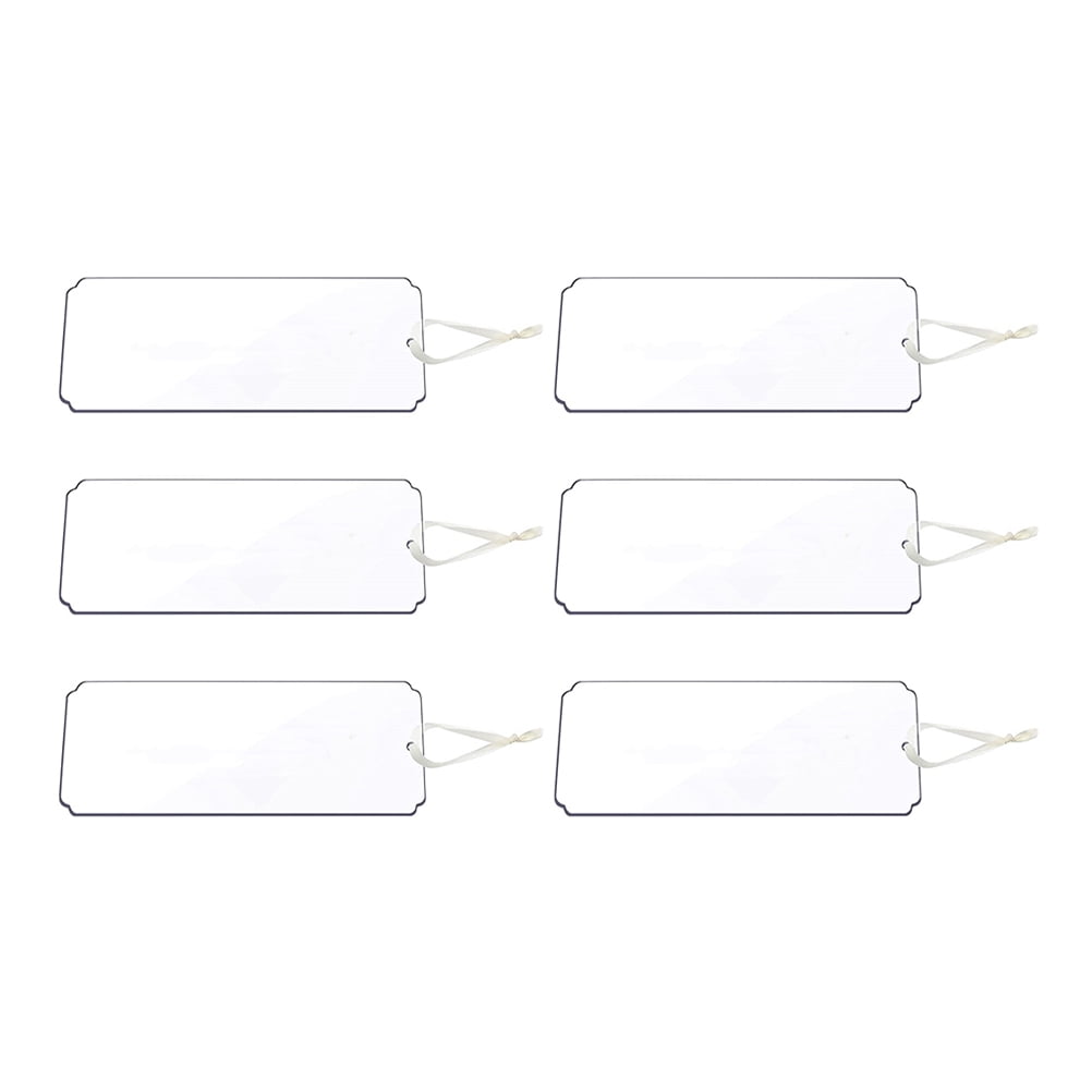 SOPOTUTU Reserved Wedding Chair Signs Acrylic 6Pcs 7.9X2.4X0.1In ...