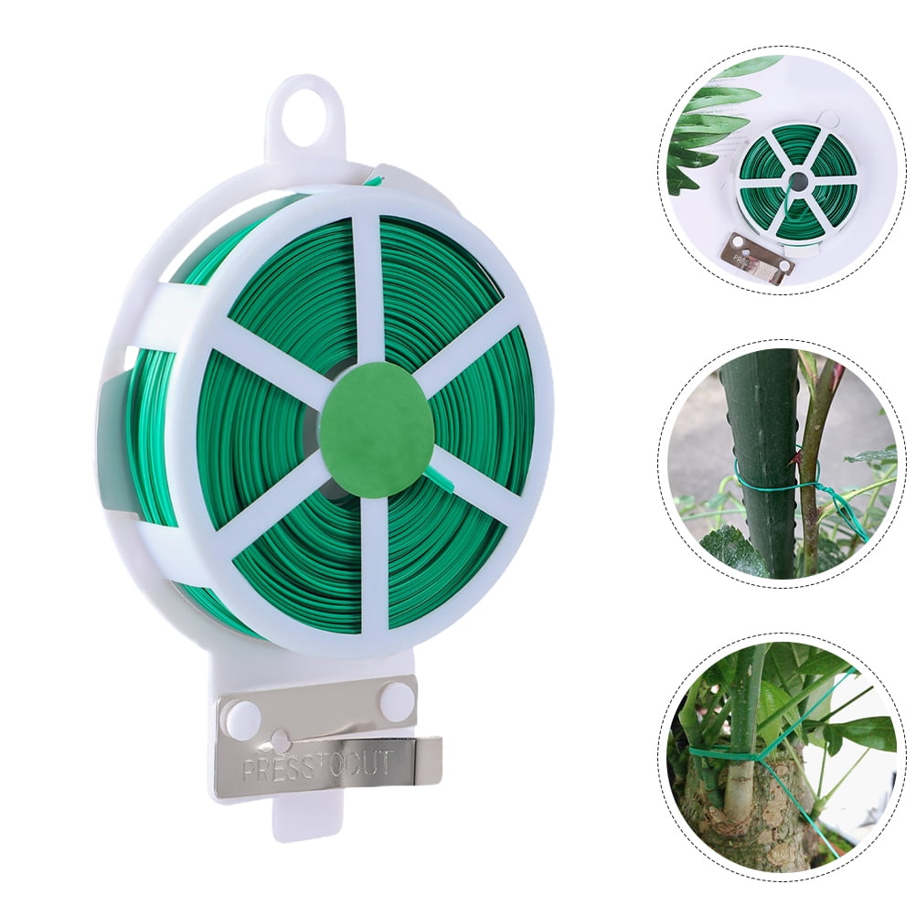 HEMOTON 6 Rolls of Garden Plant Twisted Tie Tree Tie Plastic Shrub ...