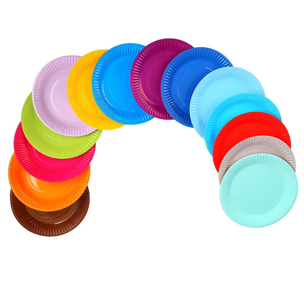 HEMOTON 60 Pcs Craft Trays Sketch Drawing Paper Plate Calligraphy ...