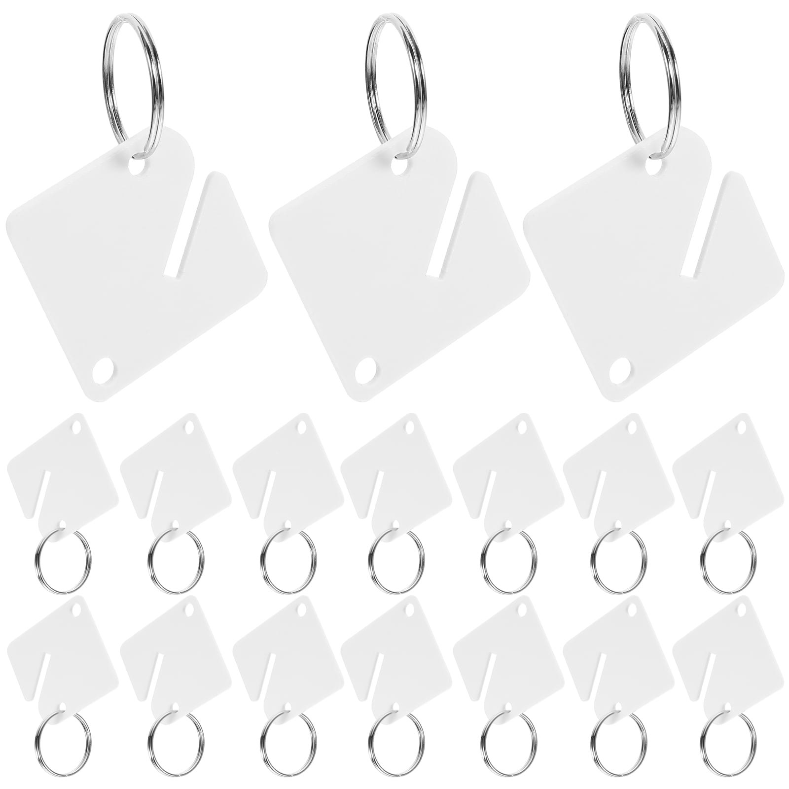 HEMOTON 60 Sets Key Tags Identifiers Key Ring Tags Key Label Tags Key ...