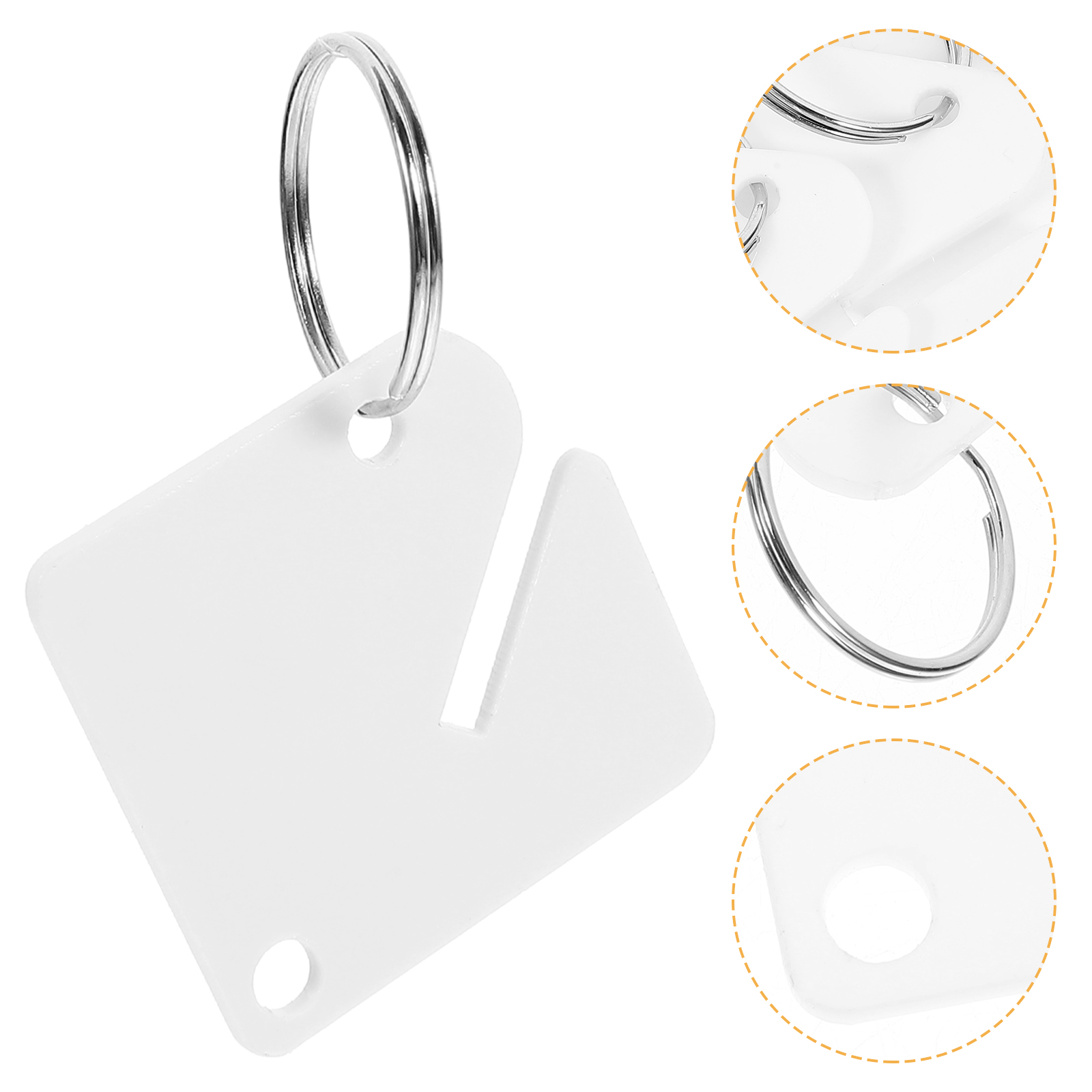 HEMOTON 60 Sets Key Tags Key Tags With Labels Key Label Tags Acrylic ...