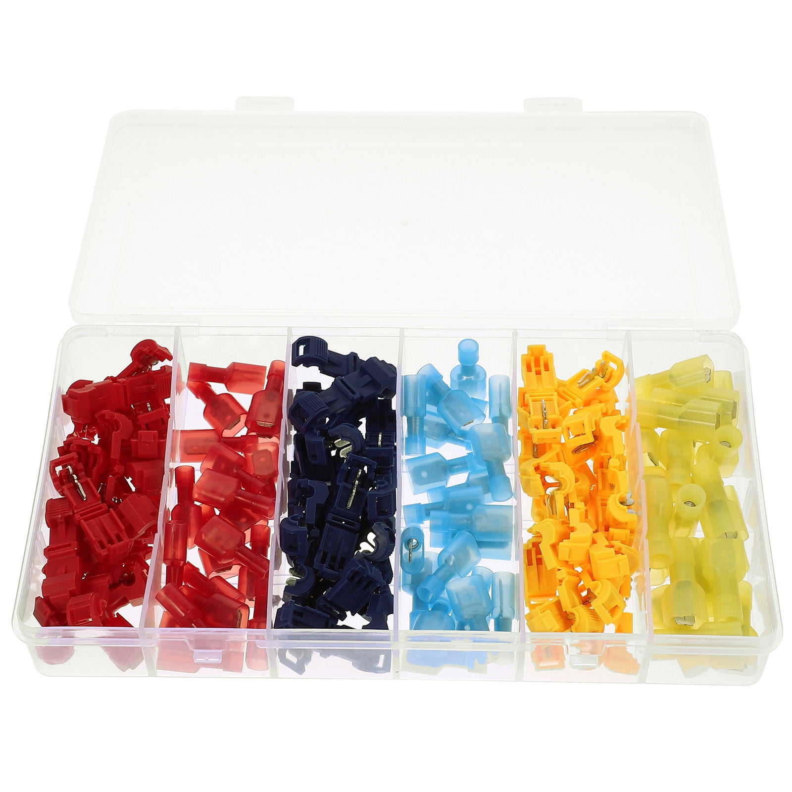 HEMOTON 60 Sets of T-tap Wire Terminals Wire Tap Connectors Male Quick ...