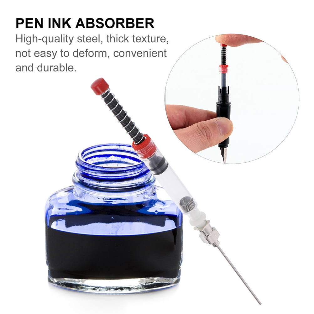 HEMOTON 6Pcs Fountain Pen Ink Converter Filler Ink Pen Syringe Devices ...