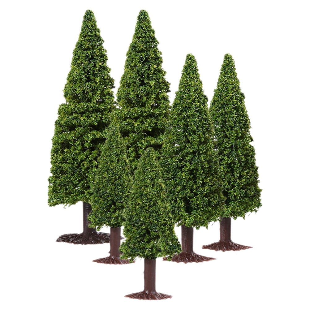 HEMOTON 6Pcs Miniature Street Trees Models Green Scenery Tree Toy ...