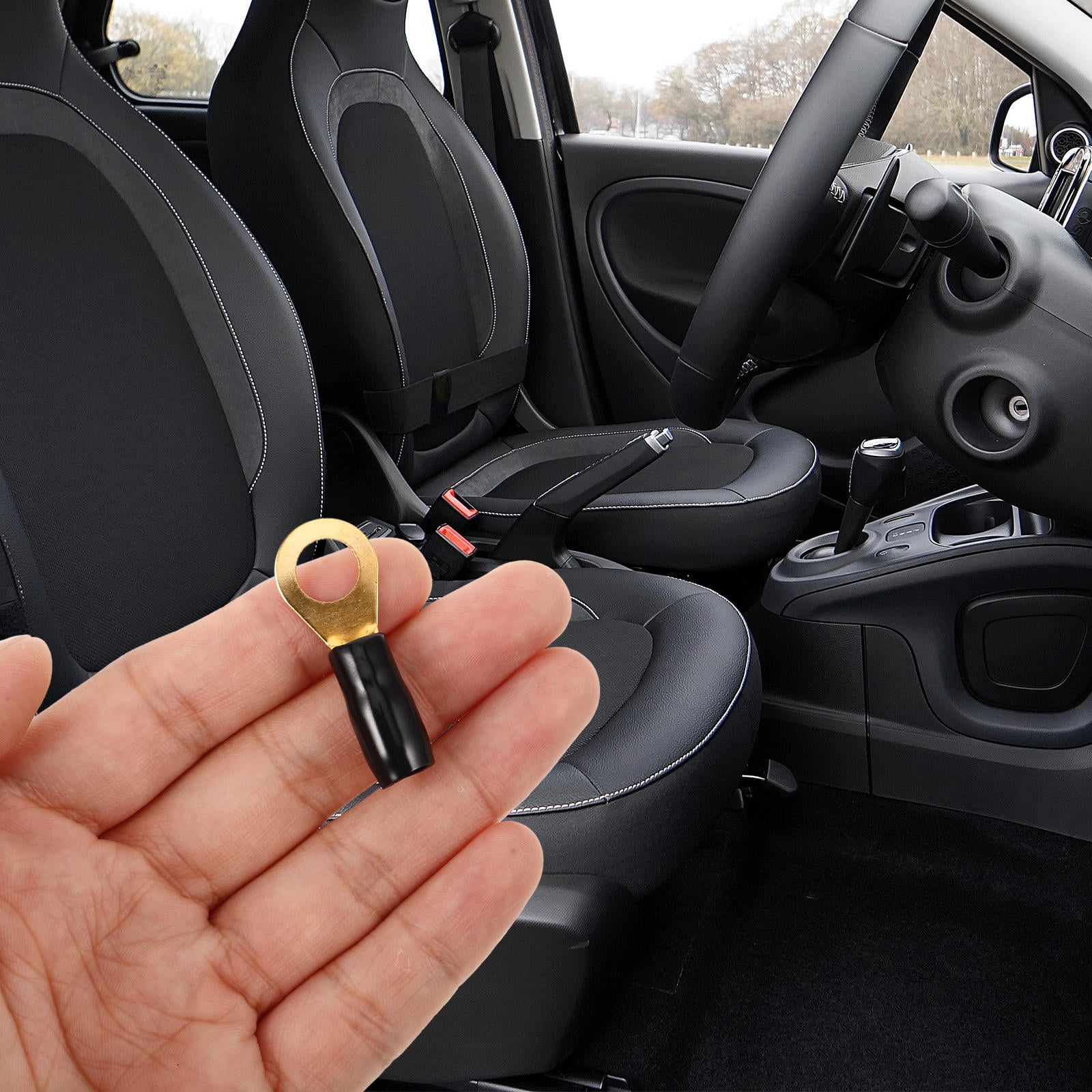 HEMOTON 6pcs Automotive Electrical Terminal Ring Connector Electrical ...