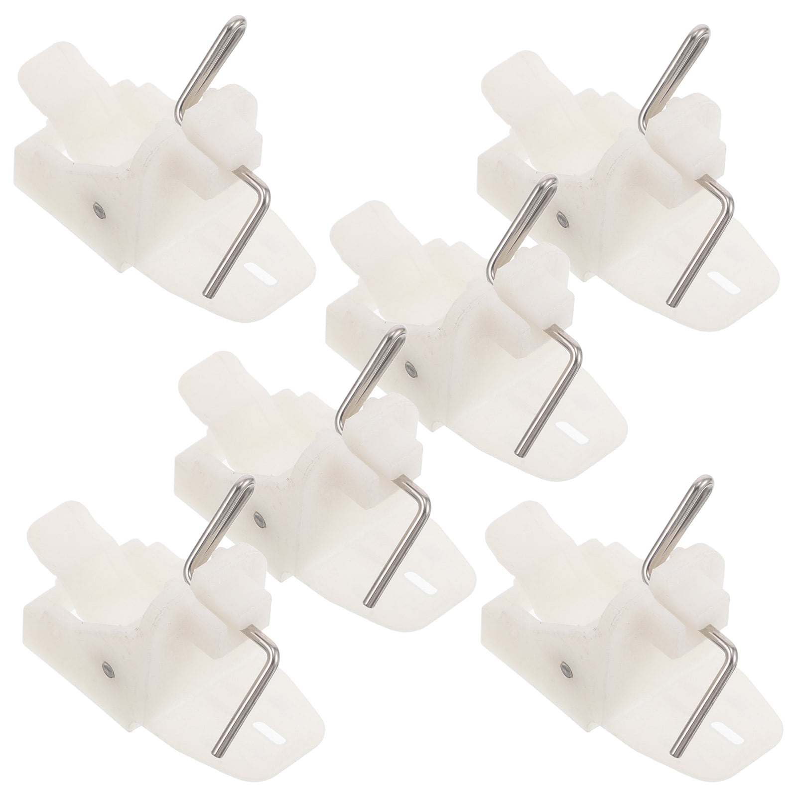 HEMOTON 6-Pack White Freezer Shelf Clips for Refrigerator Cooler ...
