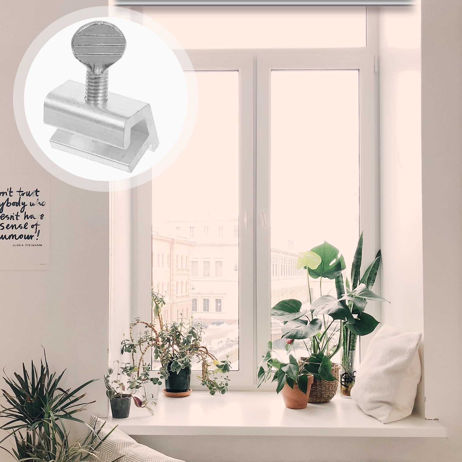 HEMOTON 6pcs Security Window Locks Sliding Window Locks Window Security ...