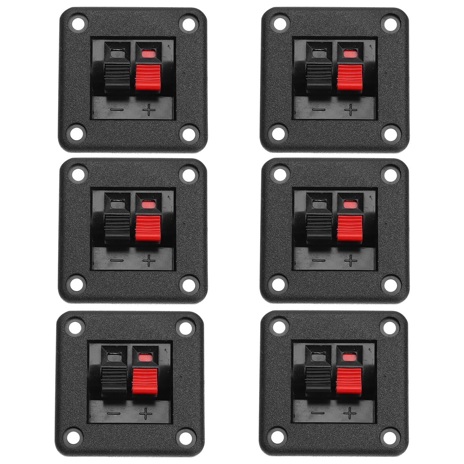 HEMOTON 6pcs Speaker Terminal Connectors Stereo Speaker Terminal Wiring ...