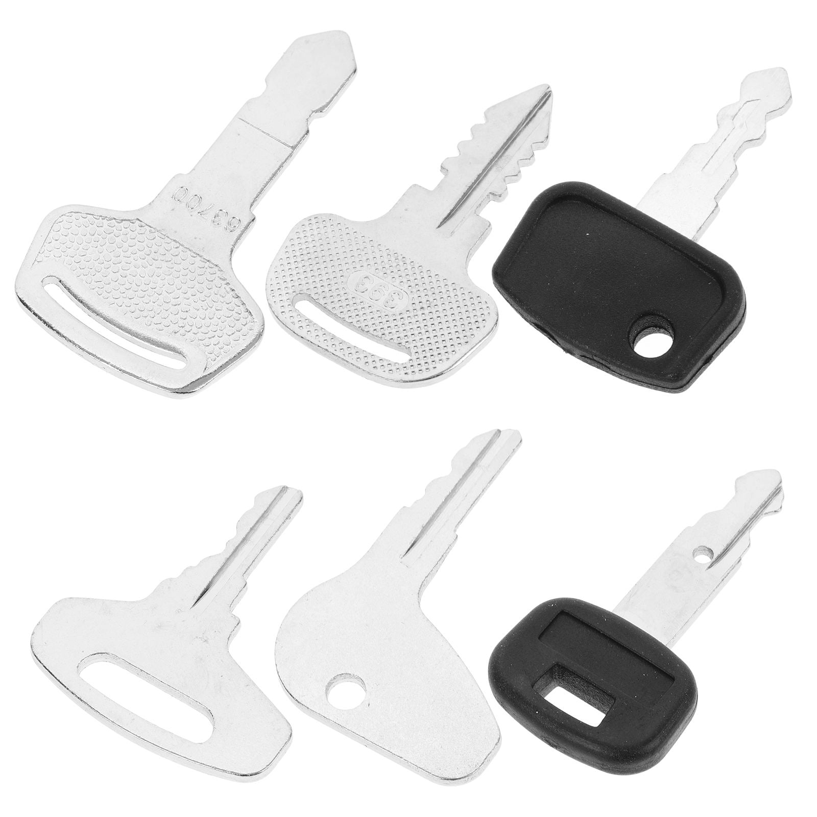 HEMOTON 6pcs Tractor Ignition Key Ignition Key For Forklift Universal Ignition Key Starter ...
