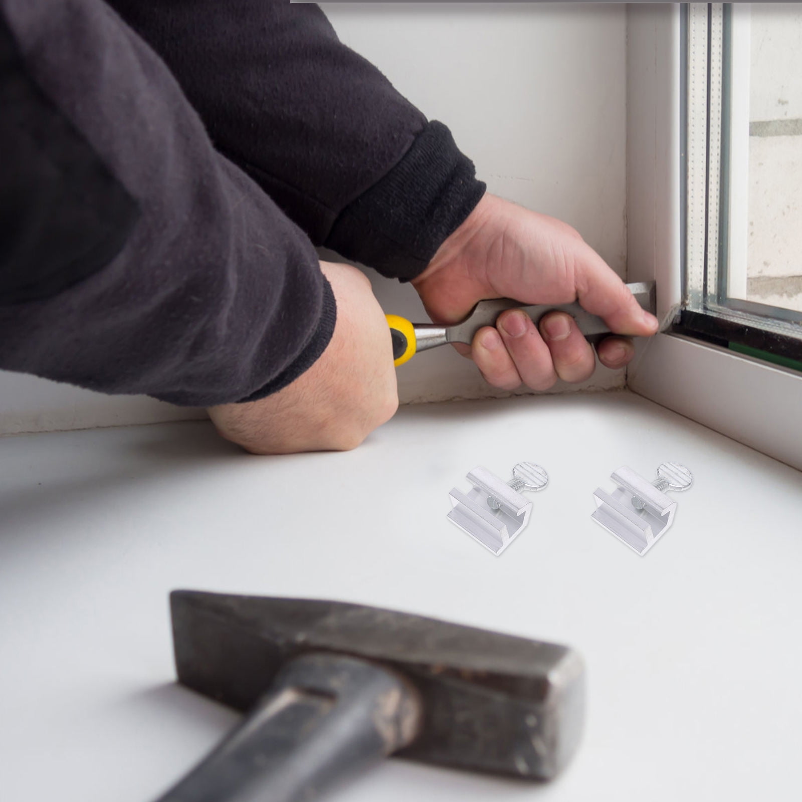 HEMOTON 6pcs Window Locks Adjustable Sliding Window Door Locks Window ...