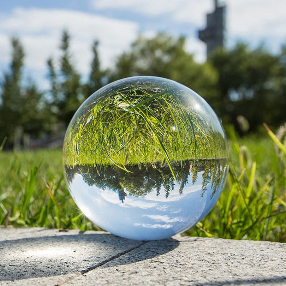 HEMOTON 70mm Crystal Ball Photography Prop Meditation Ball Juggling ...