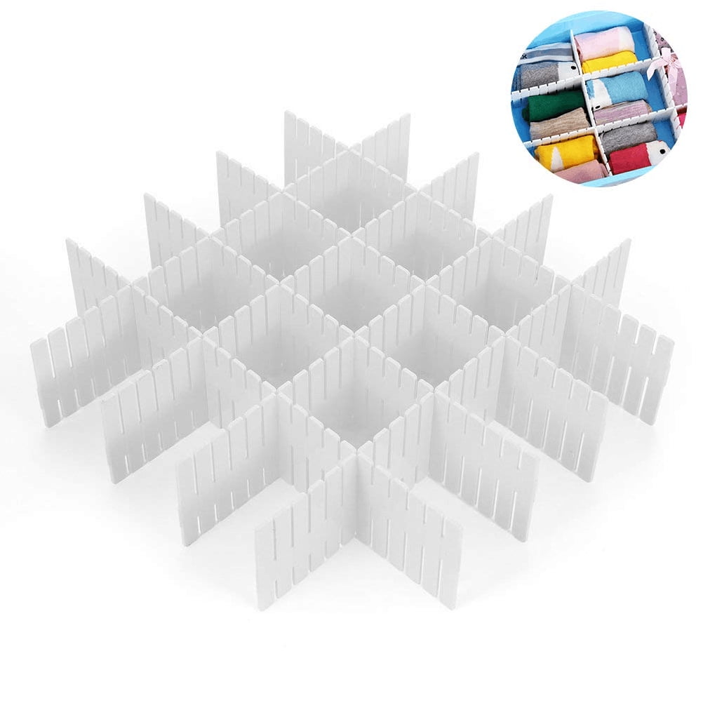 HEMOTON 8 PC Storage Partition Grid Dividers Organization Drawer ...