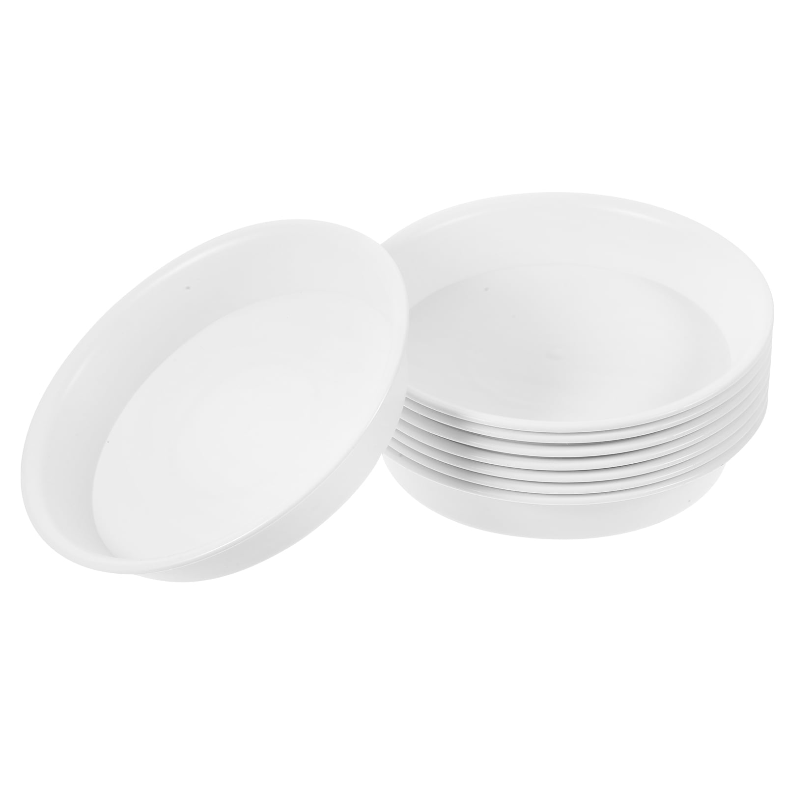 HEMOTON 8 Pcs Plastic Pots Plate Plant to Catch Water Indoor Plants ...