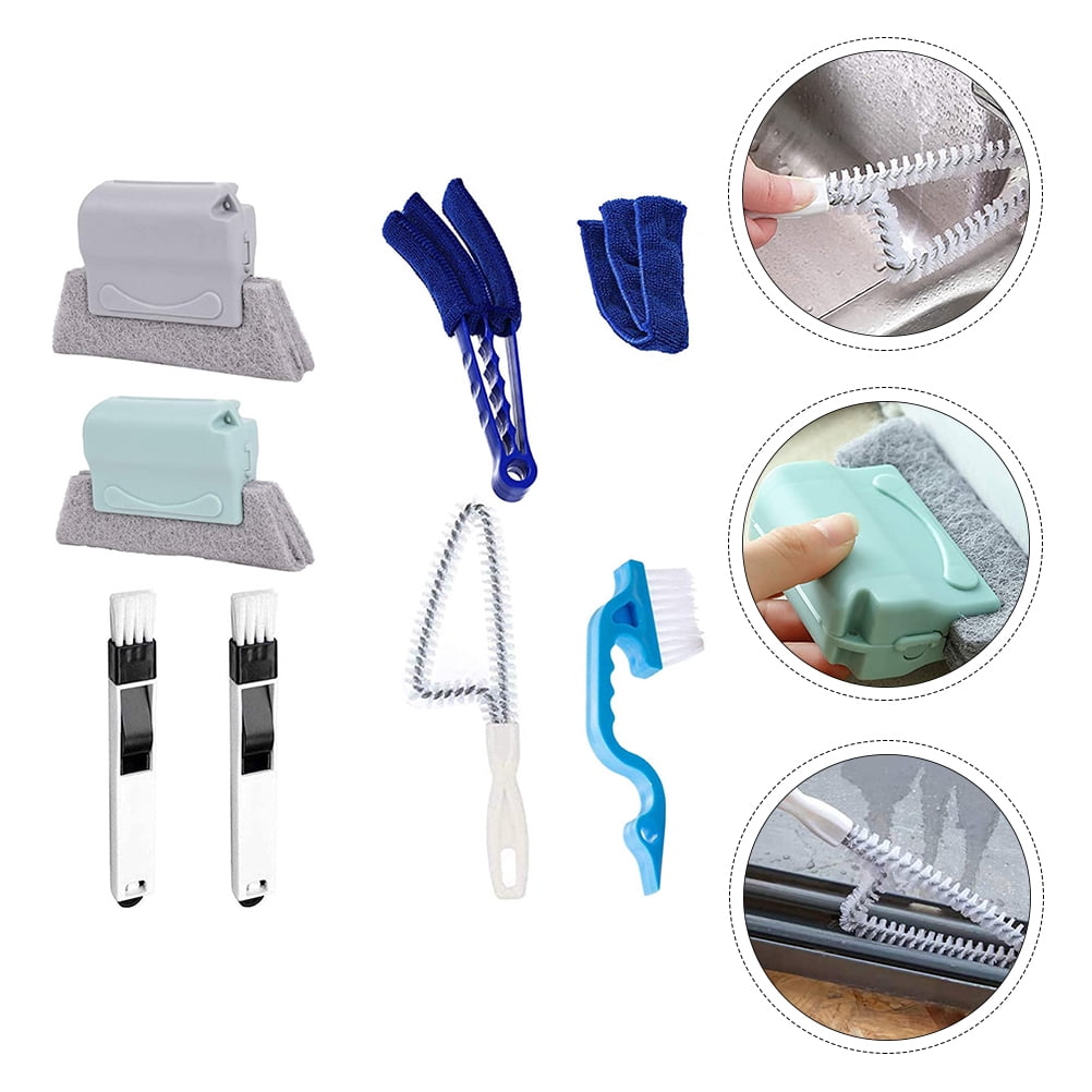 HEMOTON 8 Pcs Remover Dusters Cleaning Brush Set Door Cleaner Daily Use ...