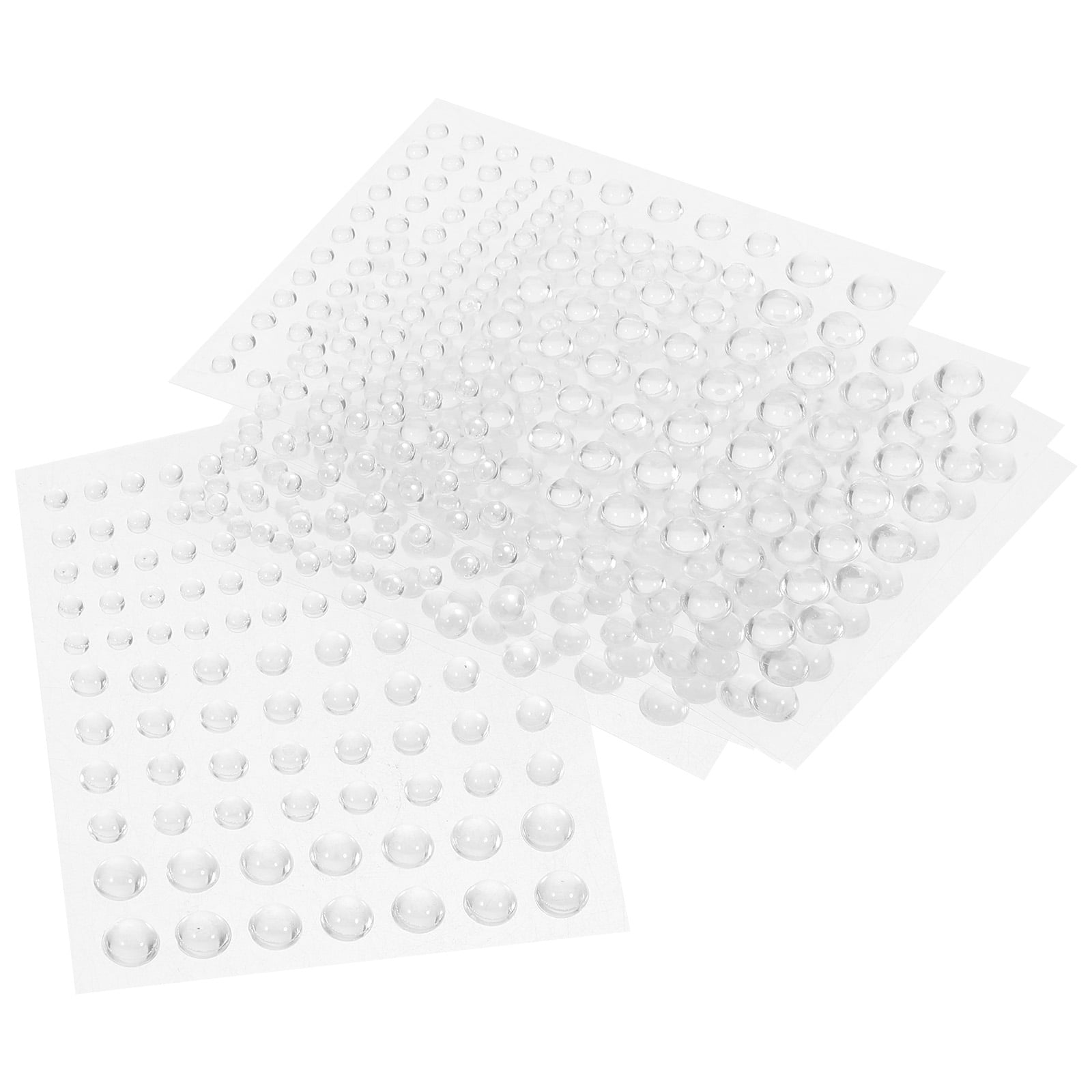 HEMOTON 8 Sheets Diy Dew Shape Patches Acrylic Dewdrop Patches Diy Card ...