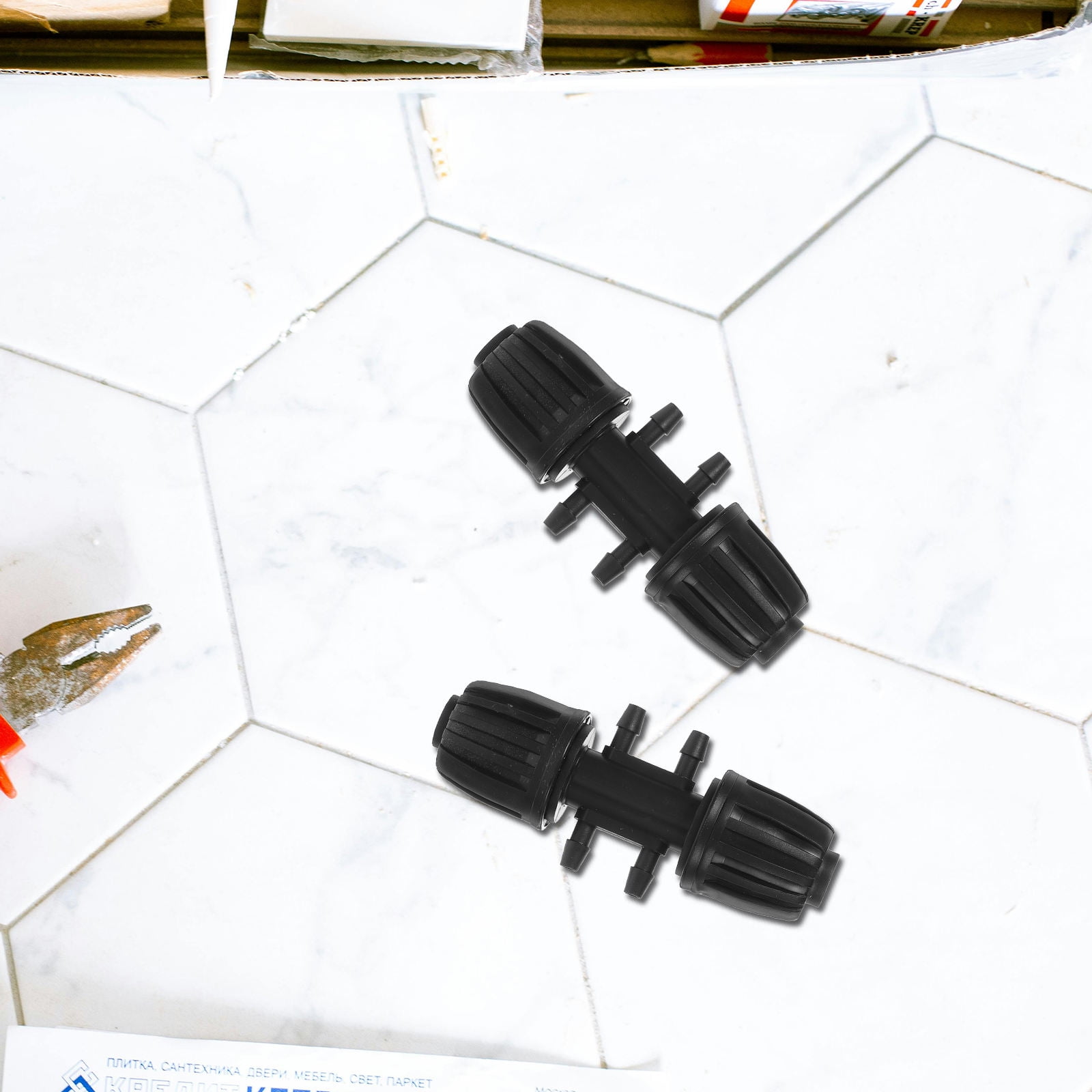 HEMOTON 8pcs Drip Irrigation Kit Barbed Plastic Drip Irrigation ...