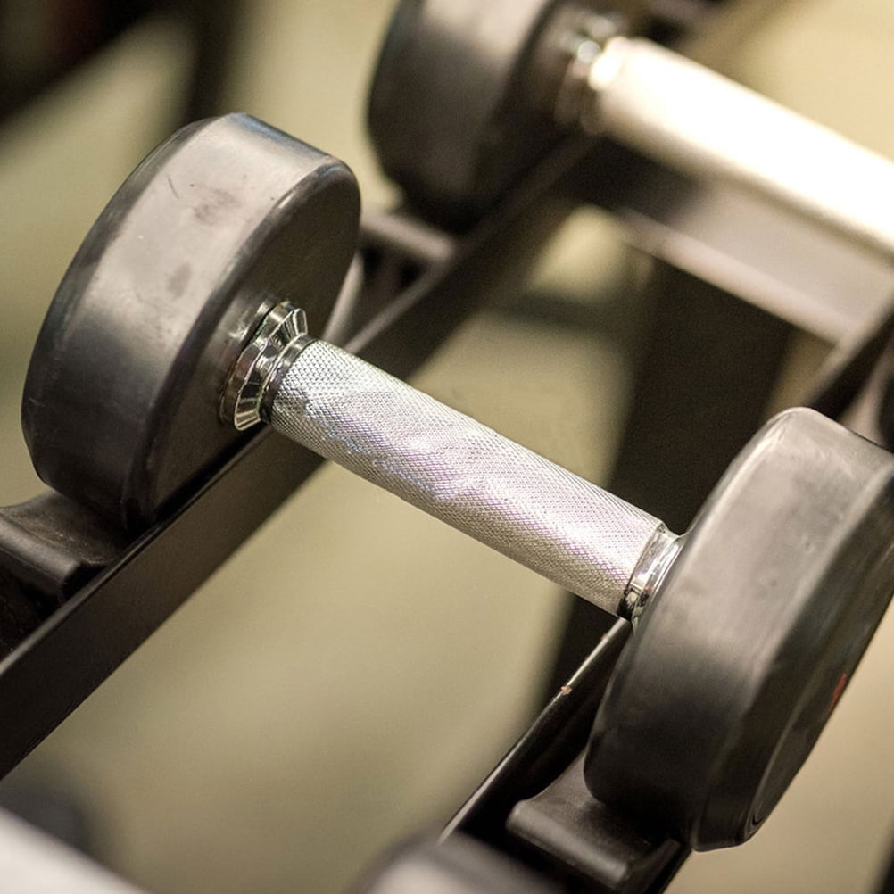 HEMOTON 8pcs Dumbbell Storage Stand Horizontal Weight Bar Rack Heavy ...