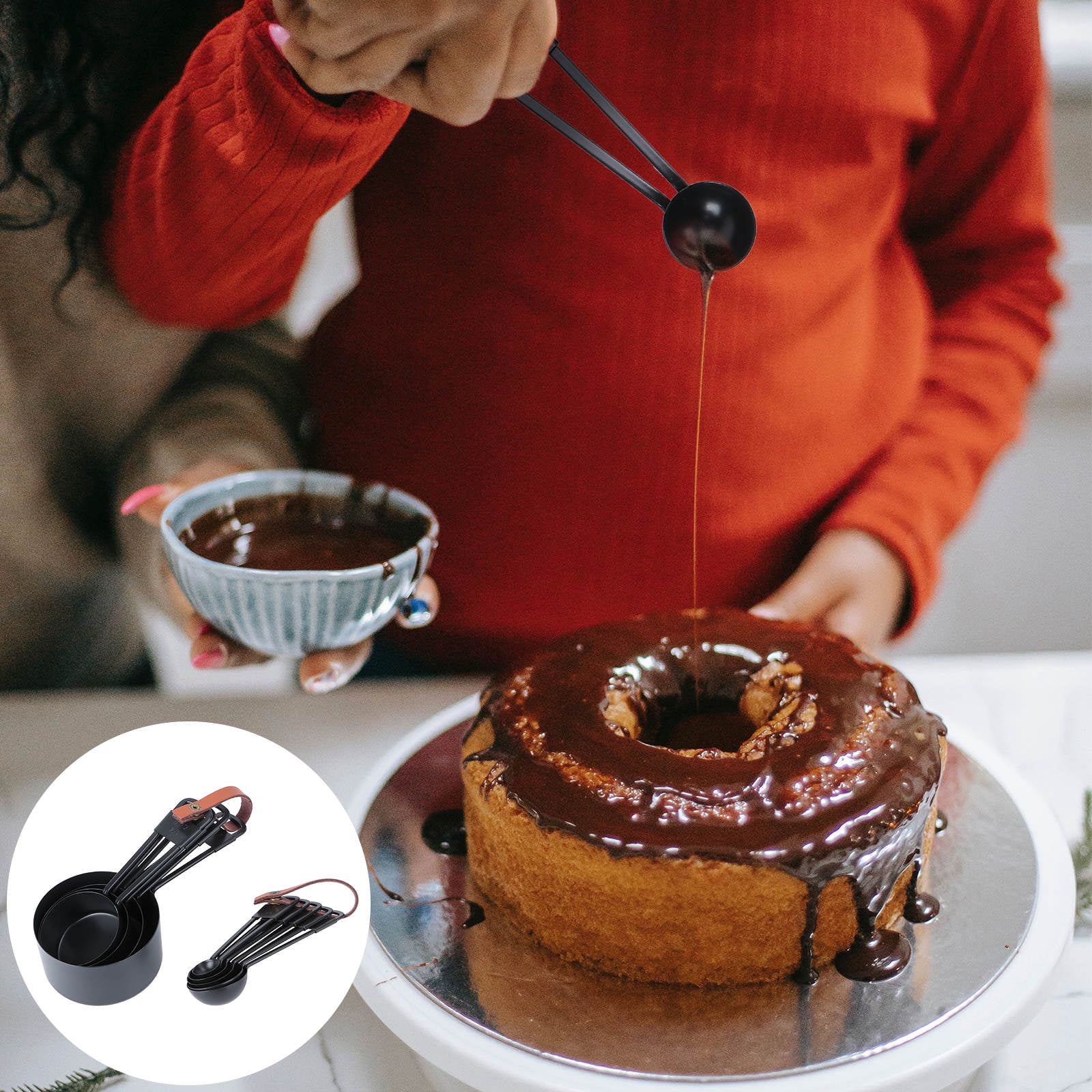 HEMOTON 9 Pcs Serving Spoon Measuring Cup Set Spoons Cups - Walmart.com