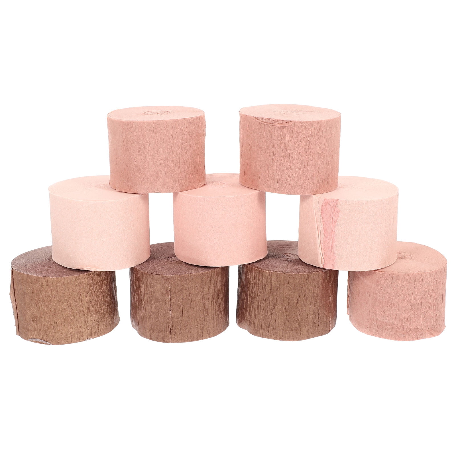 HEMOTON 9 Rolls Rainbow Pastel Streamers Birthday Decorations - Walmart.com