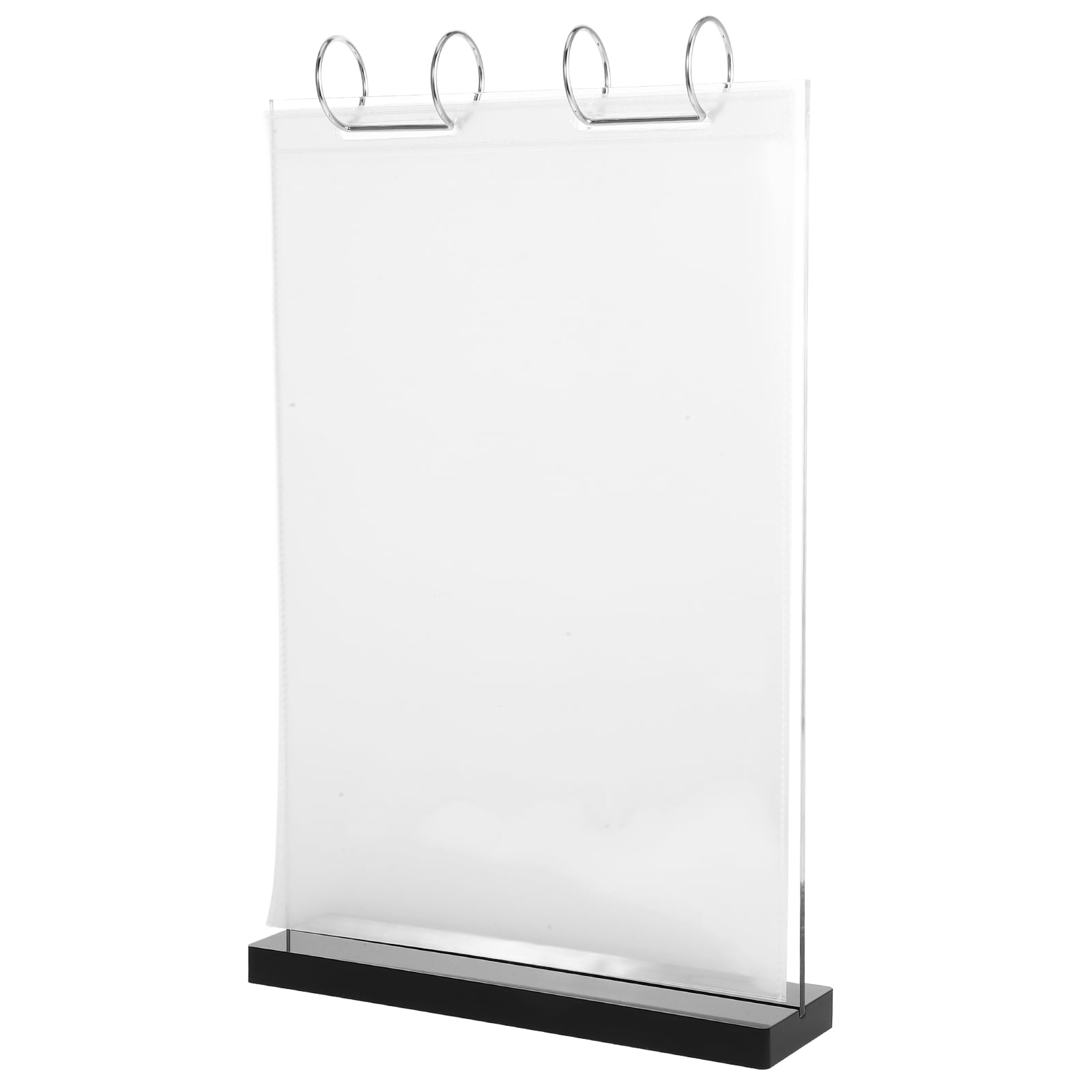 HEMOTON Acrylic Blank Sign Tabletop Menu Stand Poster Display Stand ...