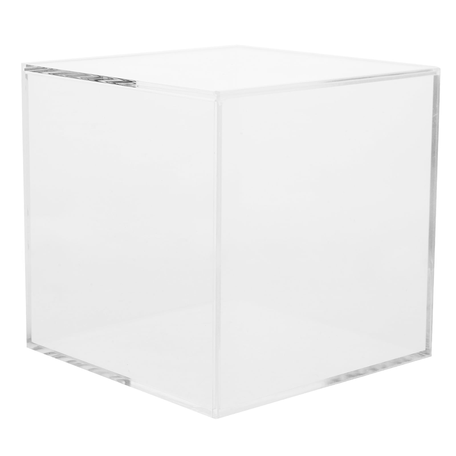 HEMOTON Acrylic Clear Display Case Sliding Lid Multi-Purpose Cube ...