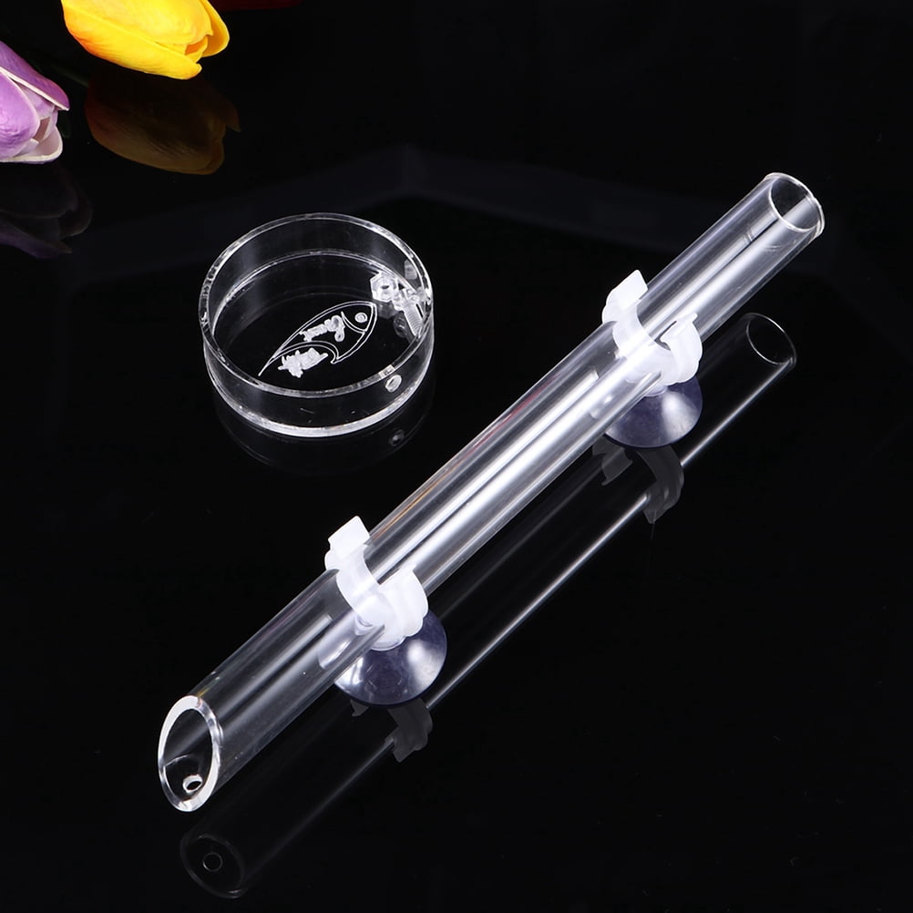 HEMOTON Acrylic Shrimp Feeder Food Tube Shrimp Feeding Tube with 60mm ...