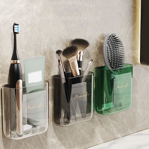 HEMOTON Acrylic Wall Mounted Storage Box for Office Desk Organization ...