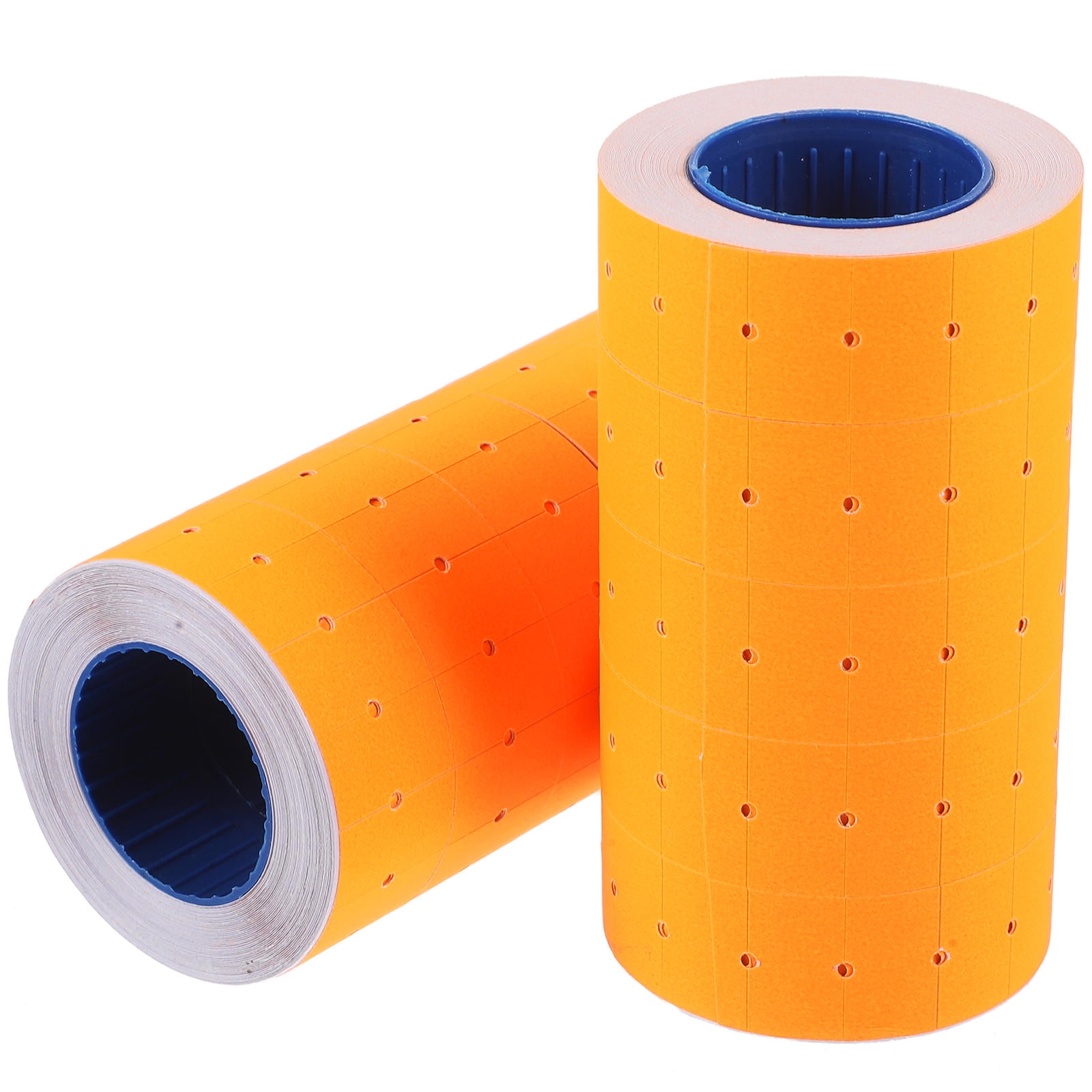 HEMOTON Orange Adhesive Blank Label Stickers for Price Tags, Sticky and ...