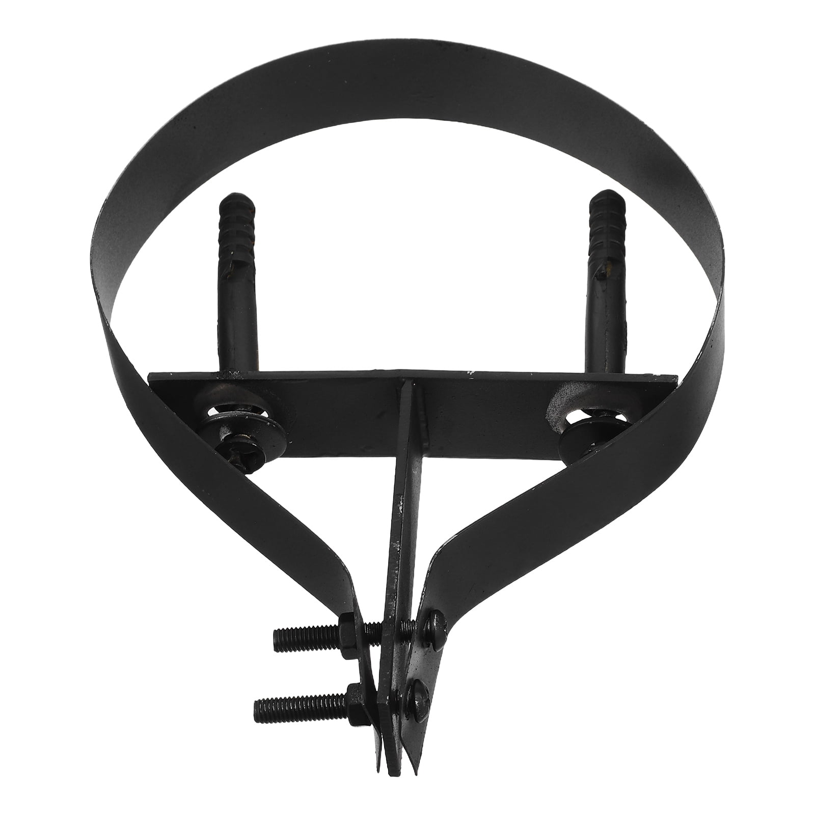 HEMOTON Adjustable Stainless Steel Chimney Pipe Bracket Clamp Black ...