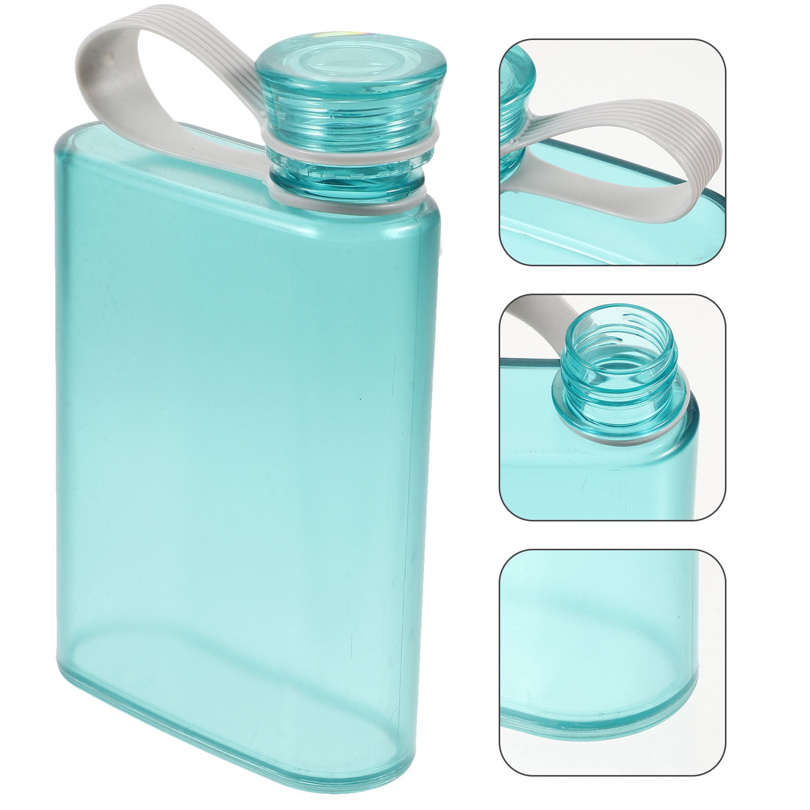 HEMOTON Aesthetic Blue Flat Water Bottle for Baby Lightweight Durable ...