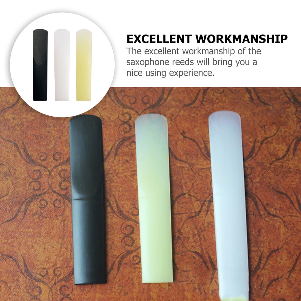 HEMOTON Alto Clarinet Resin for Instrument Use 3 Pieces Assorted Color Musical Tool Component ...