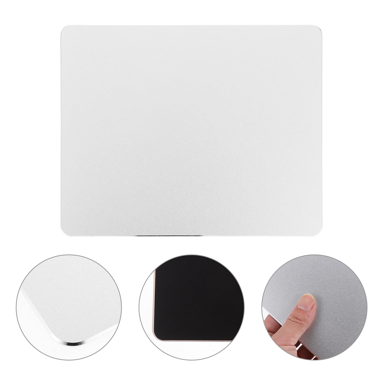 RENACLIPY Mouse Pad Large Gaming Aluminum Alloy Silver Gamer Gaming 1 ...