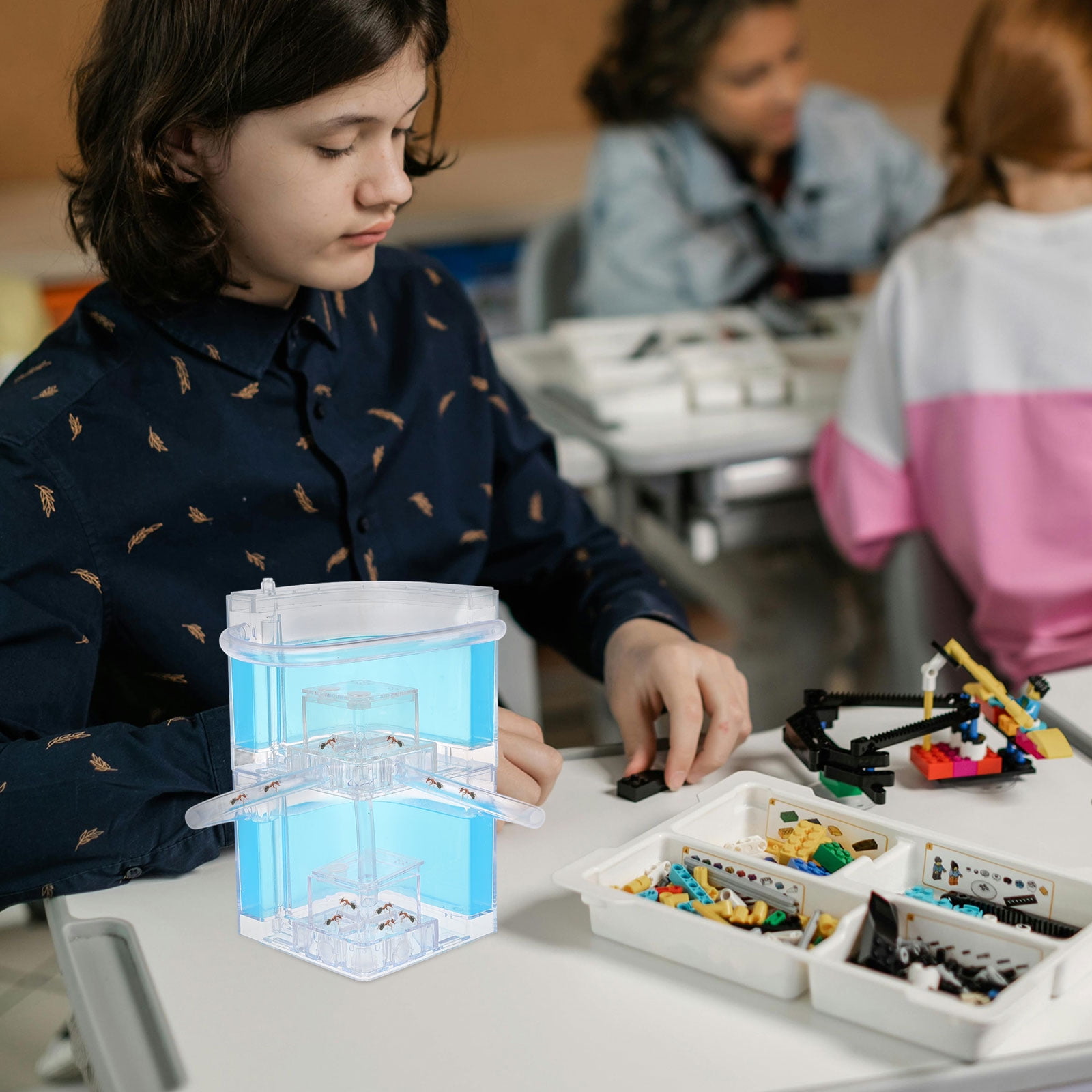 Hytrove Breeding Box Blue Plastic 1Set 8.72X4.60X4.40in - Walmart.com