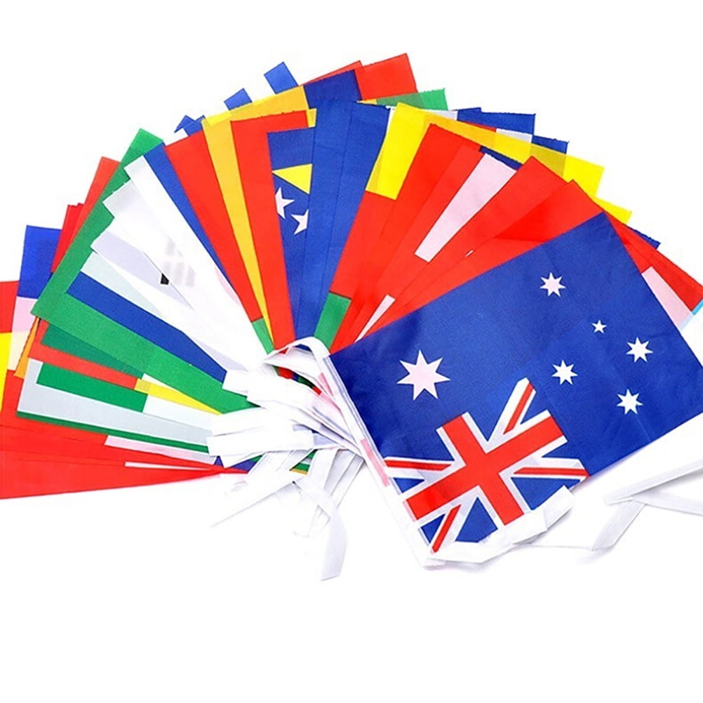 HEMOTON Assorted Color Banner Flag for Decoration Made of Durable ...