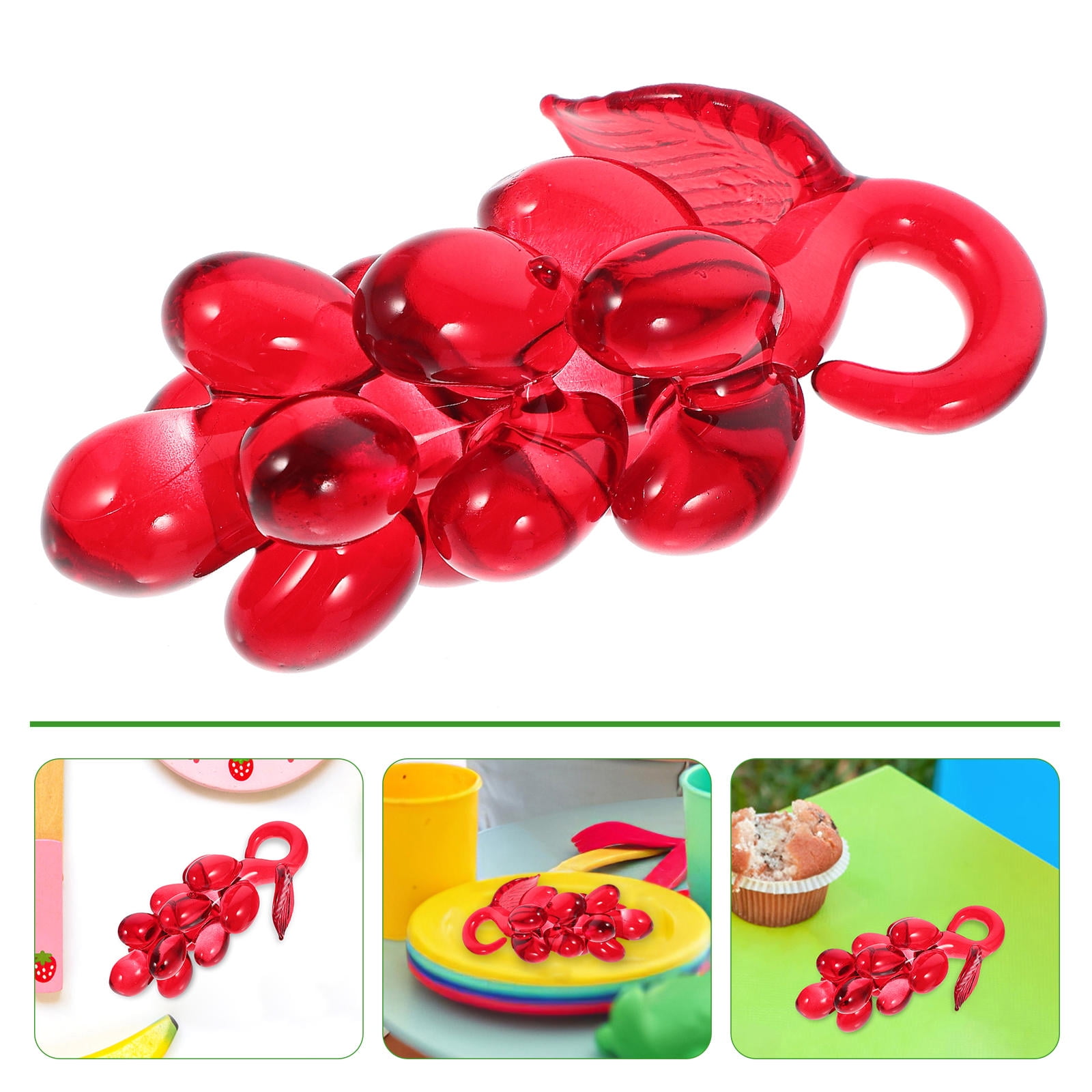 HEMOTON Artificial Grape Model Artificial Grape Fake Grapes Lifelike ...