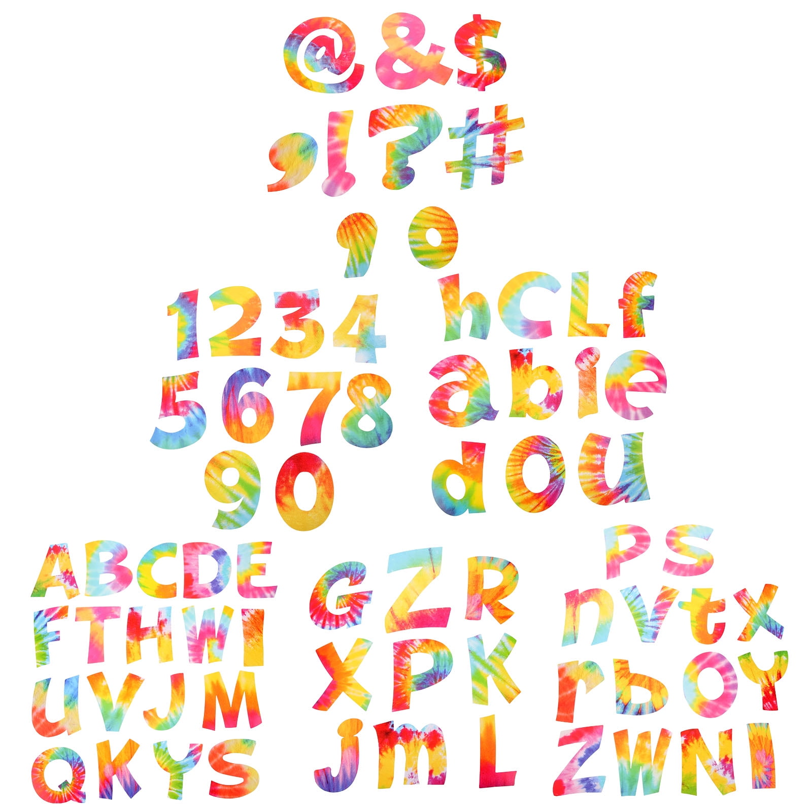 HEMOTON Assorted Color Paper Letters for DIY Projects and Classroom ...